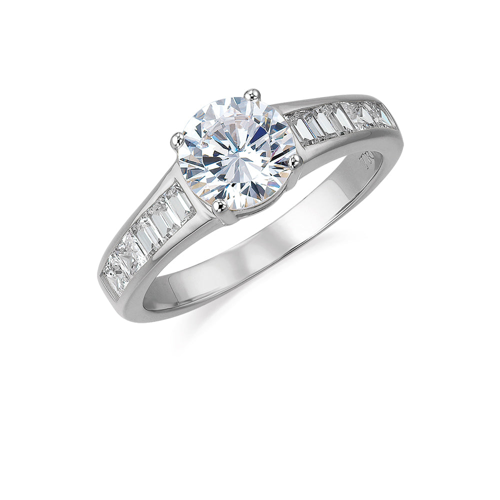 2.75 ct. t.w. Round Shoulder Set Ring Eternally Tru
